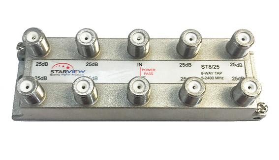 Starview 8 Way Satellite Tap, 25 dB Loss - Digital Imports