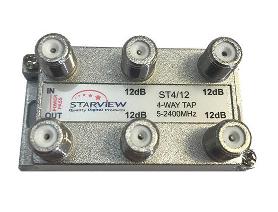 Starview 4 way Satellite Tap, 12dB Loss - Digital Imports