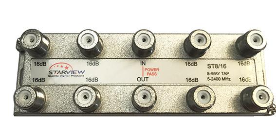 Starview 8 Way Satellite Tap, 16 dB Loss - Digital Imports