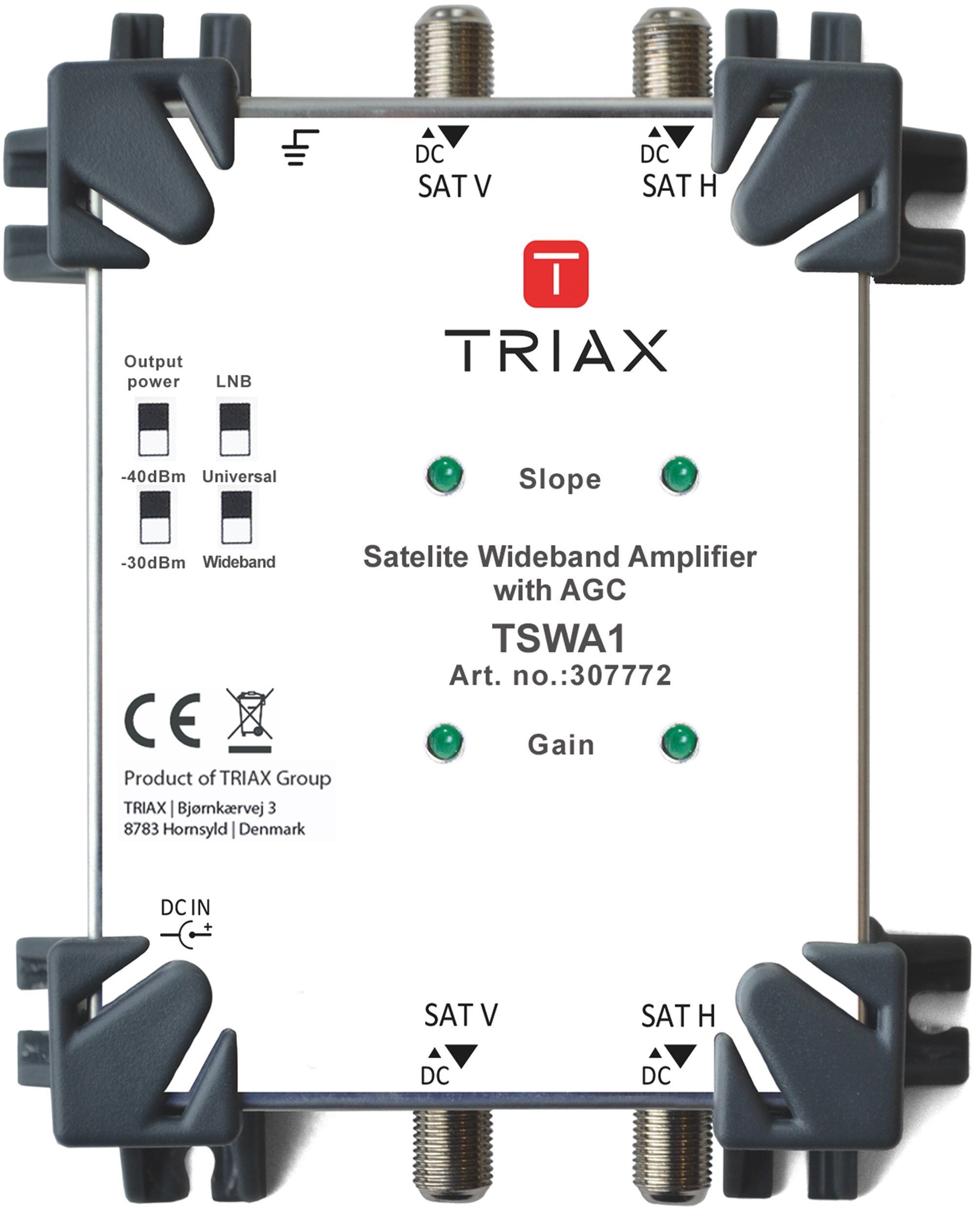 Satellite Wideband Amplifier with AGC - Digital Imports