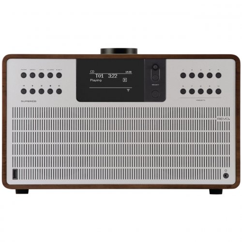Revo SuperCD Walnut-Silver - Digital Imports