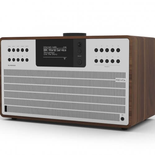 Revo SuperCD Walnut-Silver - Digital Imports